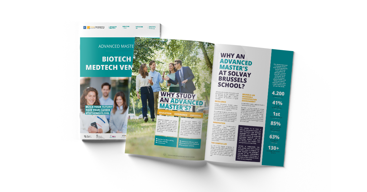 Brochure | Advanced Master Biotech & MedTech Ventures | Solvay Lifelong ...